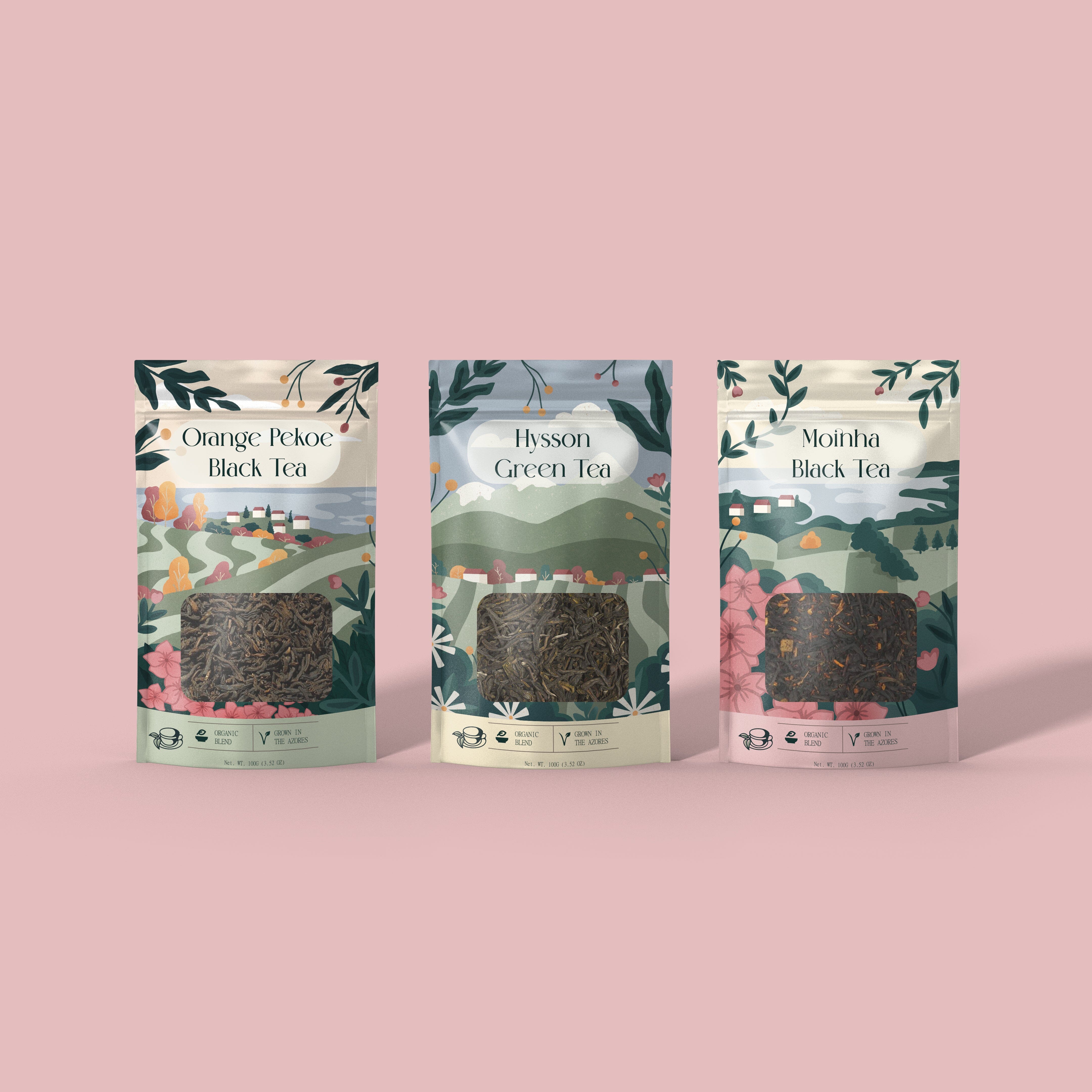 Tea Packaging Illustration – Jorgi Mae Design